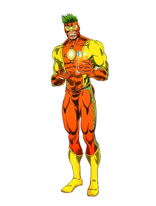Vector Art | Marvel’s Captain Citrus – Innovative Transmedia Design, Inc.