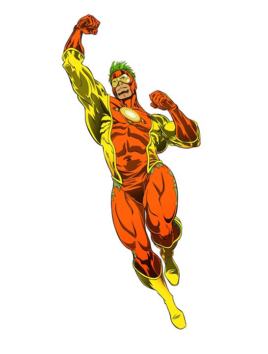 Vector Art | Marvel’s Captain Citrus – Innovative Transmedia Design, Inc.